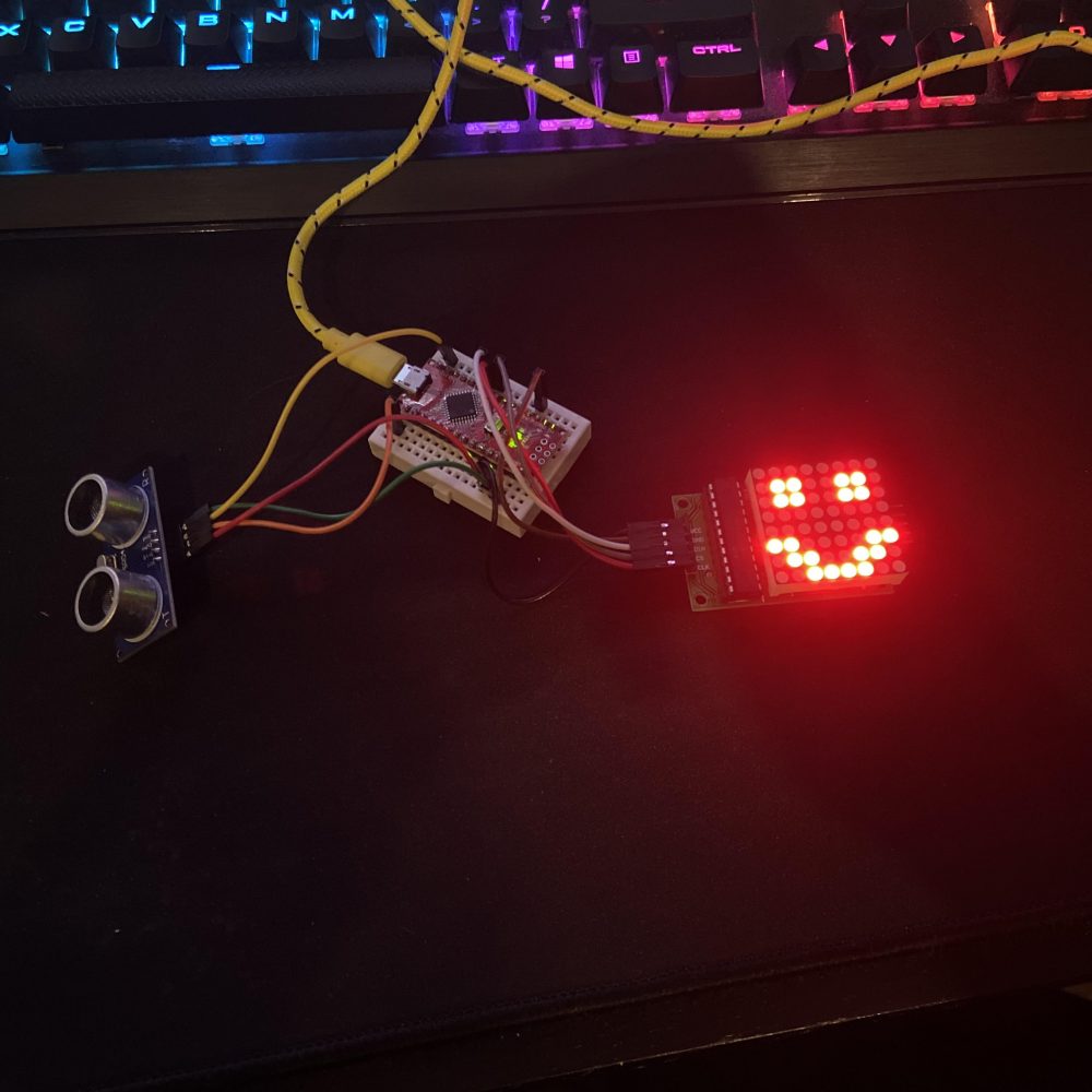 Lab – Afstandsensor Smiley – HC-SR04 gebruiken en programmeren met de ...