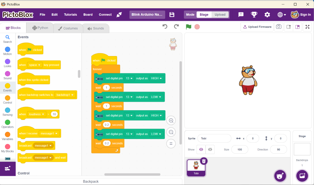PictoBlox kennismaking – Junior IOT