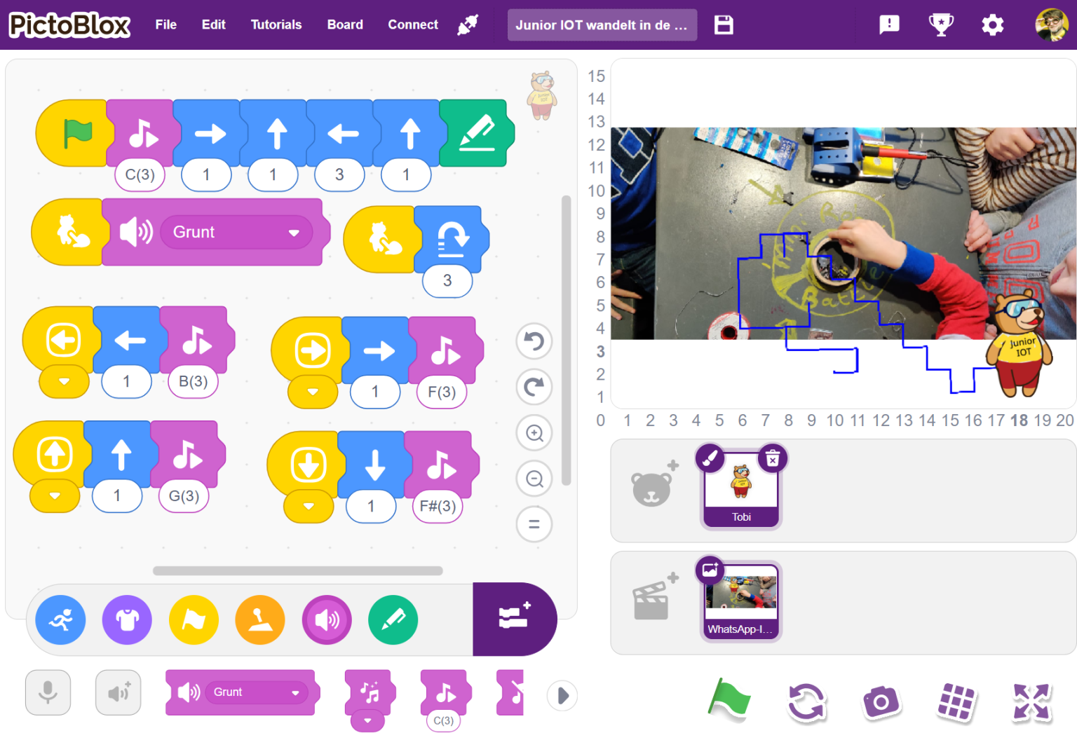 PictoBlox kennismaking – Junior IOT