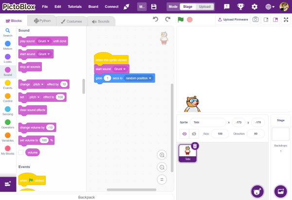 PictoBlox kennismaking – Junior IOT