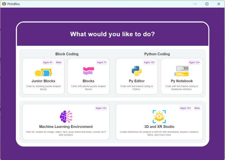 PictoBlox kennismaking – Junior IOT